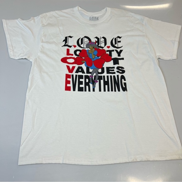 Spencer's | Tops | Spencers Love Loyalty Out Values Everything White ...